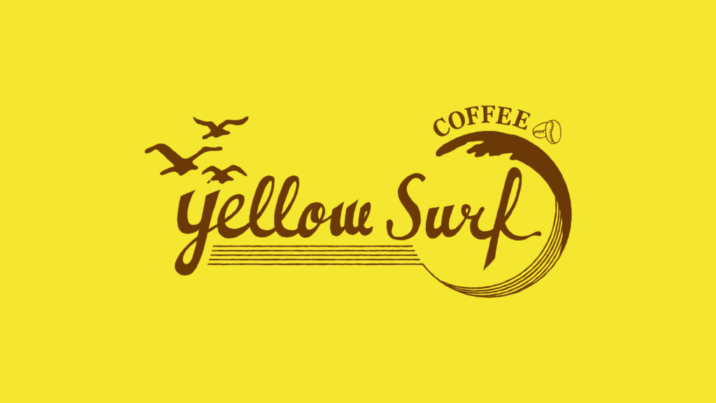 東京品川区にあるyellow surf coffeeさんのロゴデザイン | BUROKI design